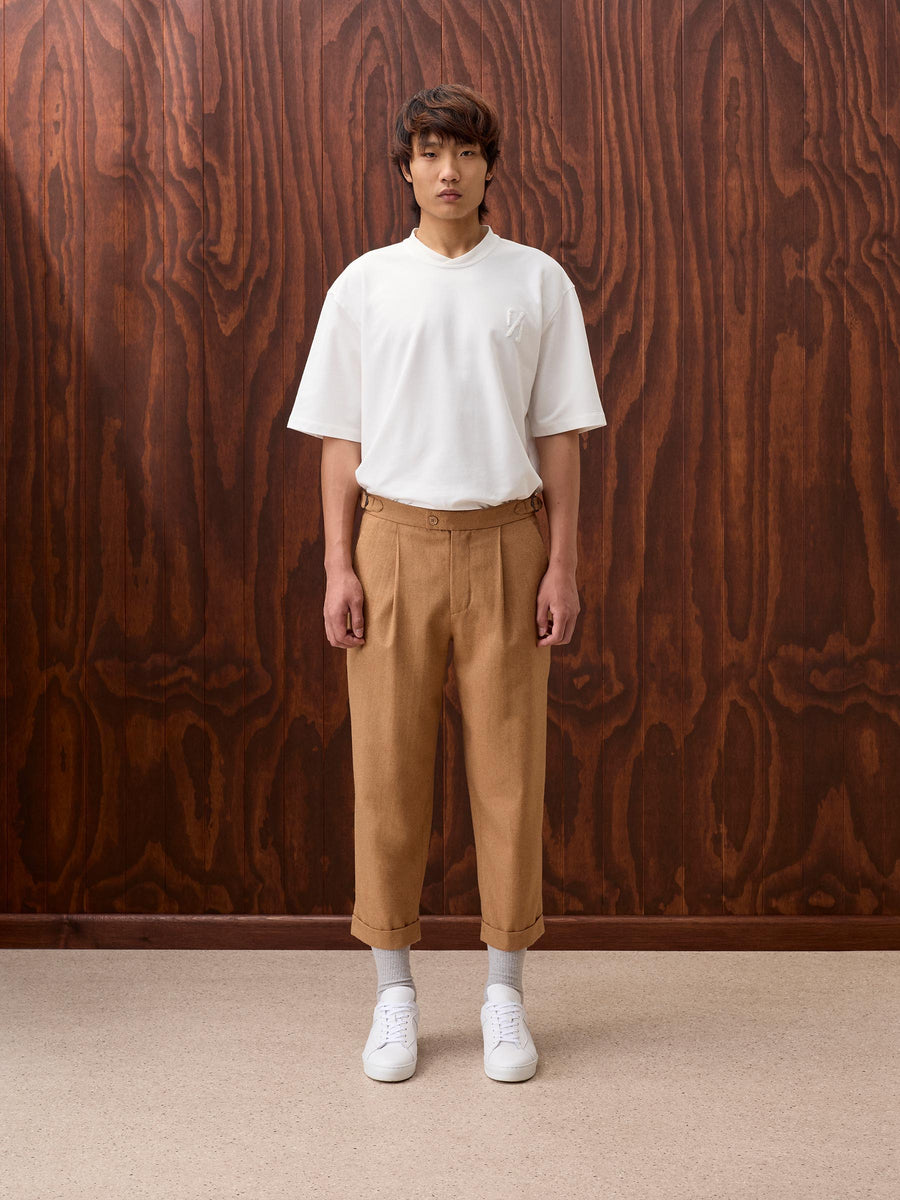Cropped Pleated Trouser JOSEPH JAMES
